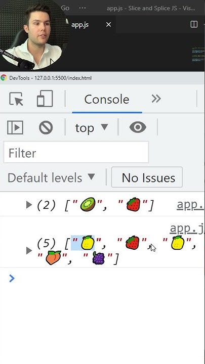 Slice vs Splice in JavaScript #shorts - YouTube