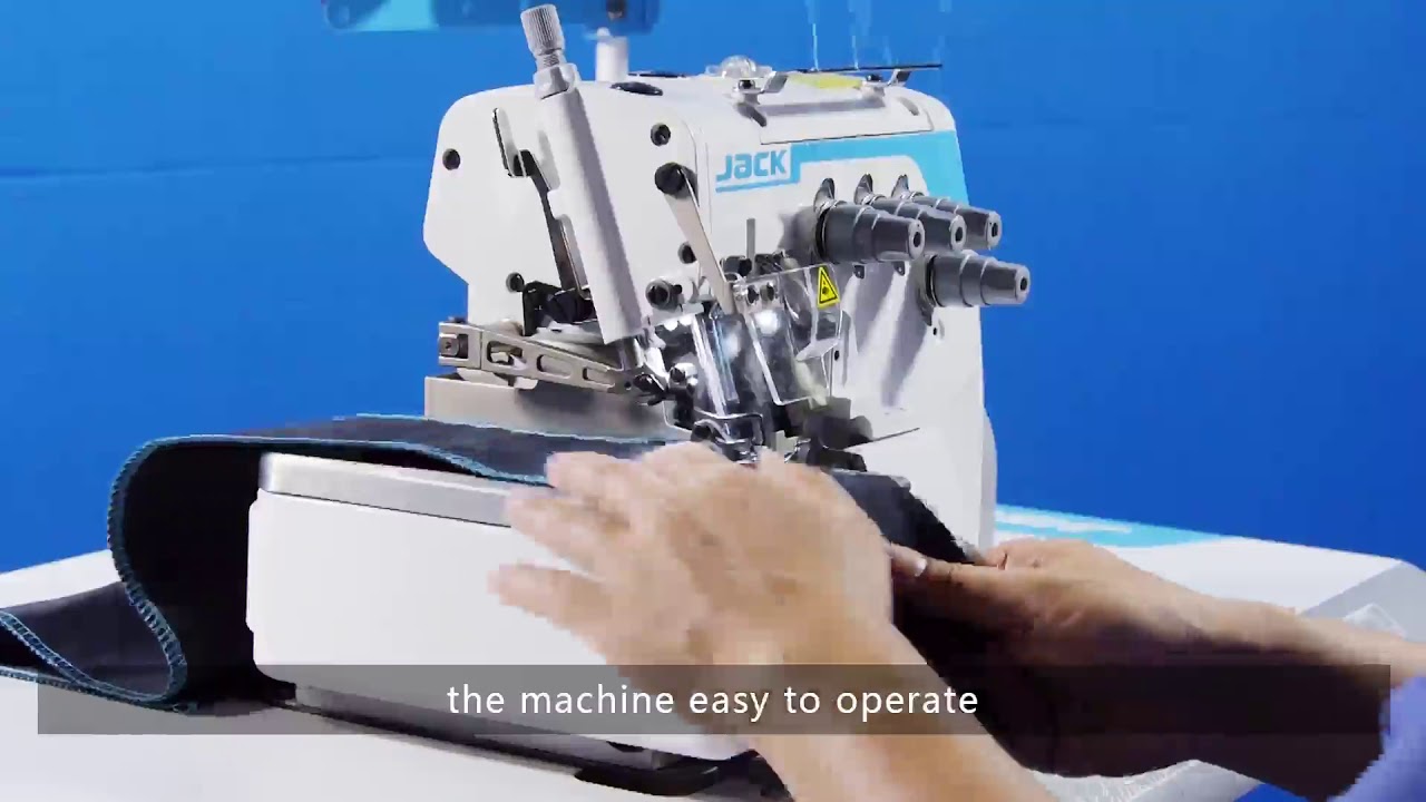 Overlock E3 Jack con Motor Direct Drive - YouTube