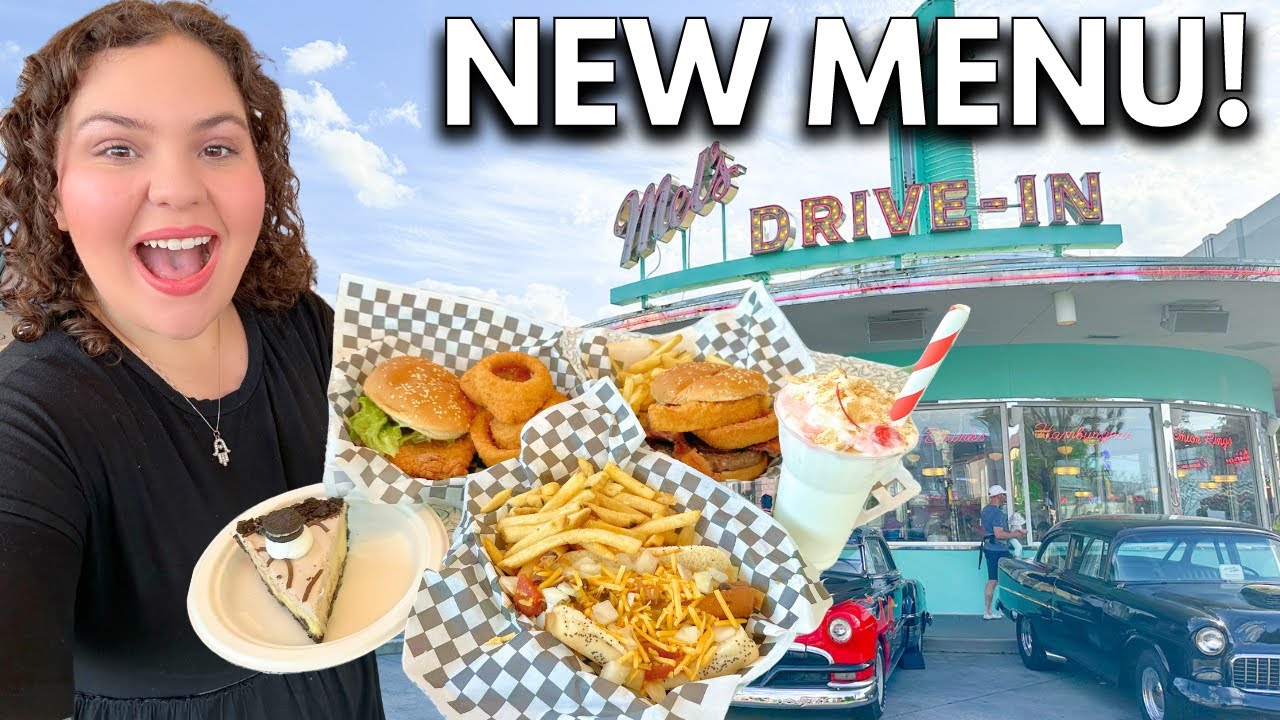 Mel’s Drive-In Menu Makeover (NEW MENU DINING REVIEW) | Universal ...