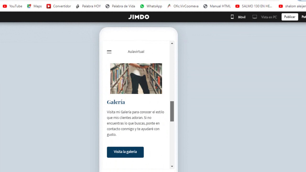 Como crear sitios web en Jimdo - YouTube