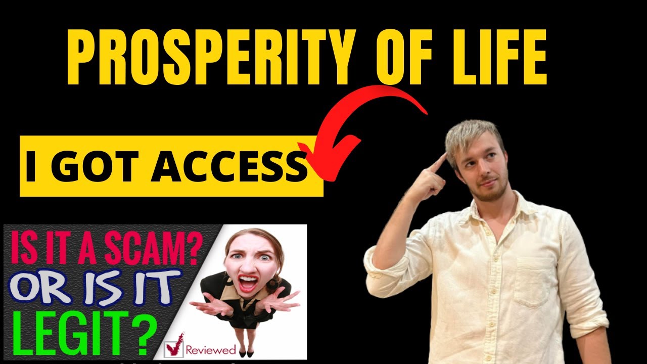 Prosperity Of Life Review - LIVE LOGIN WALKTHROUGH! - YouTube