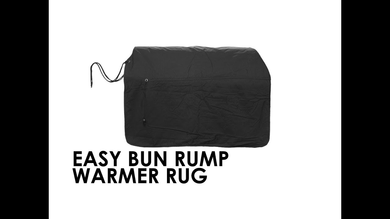Easy Bun Warmer Rump Rug - YouTube