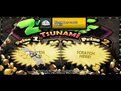 Win 1 lottery scratch card💳🃏💳 : Zombie Tsunami 🌀👨‍💻🌊😇 - YouTube