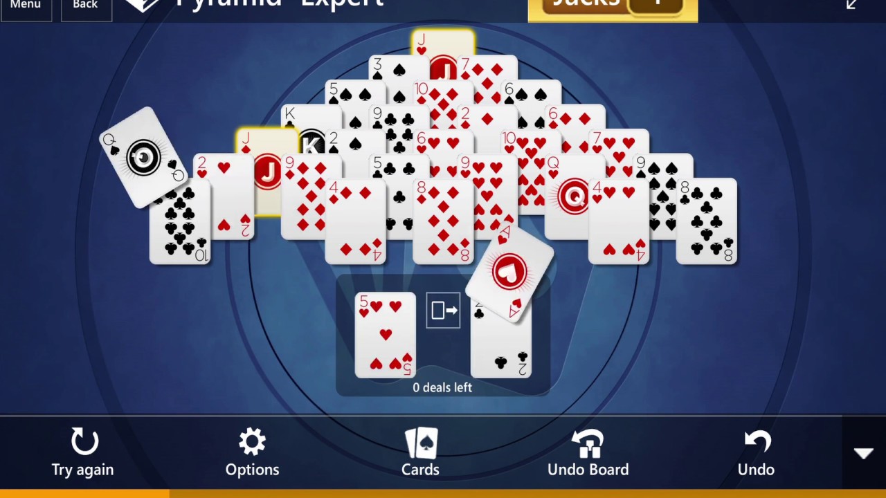 Microsoft solitaire classic pyramid expert solution - questprofiles