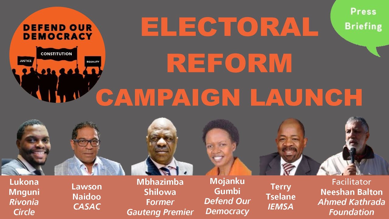 Electoral Reform Campaign Launch - YouTube