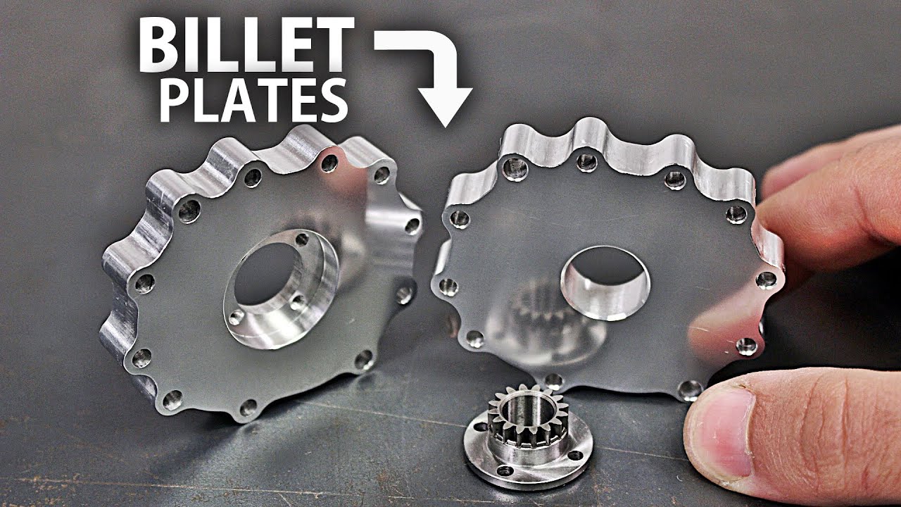 Making BILLET Aluminium Plates for the TWIN Rotary Wankel Engine - YouTube