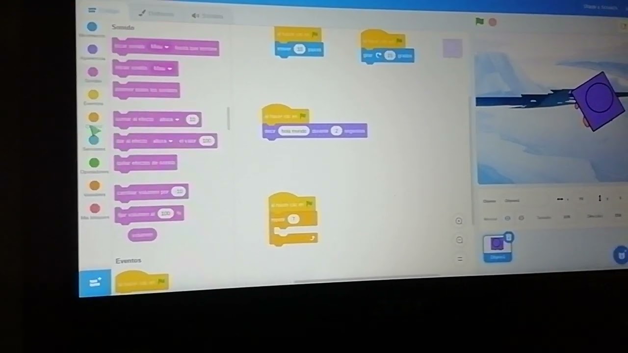 Como poner un control en scratch. - YouTube