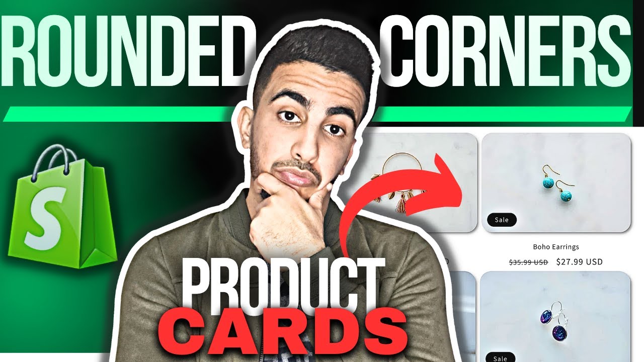 How To Make Product Cards Rounded Corners In Shopify - YouTube
