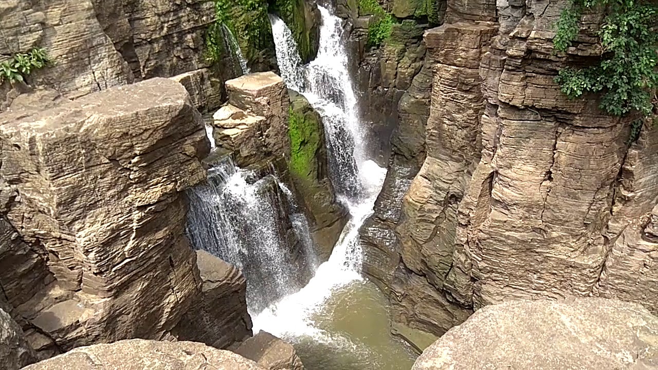 Lingapur water falls Telangana - YouTube