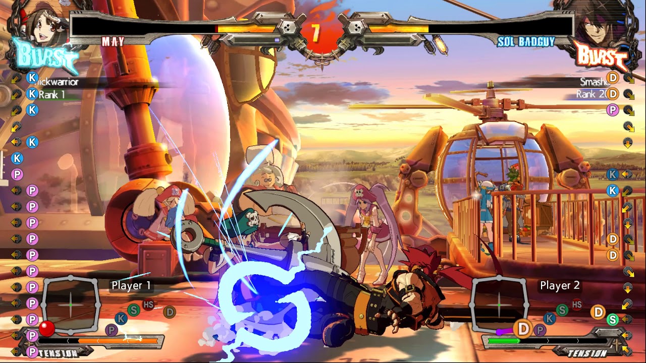 GGXrd rev 2 Online tournament footage for review 4/5 - YouTube