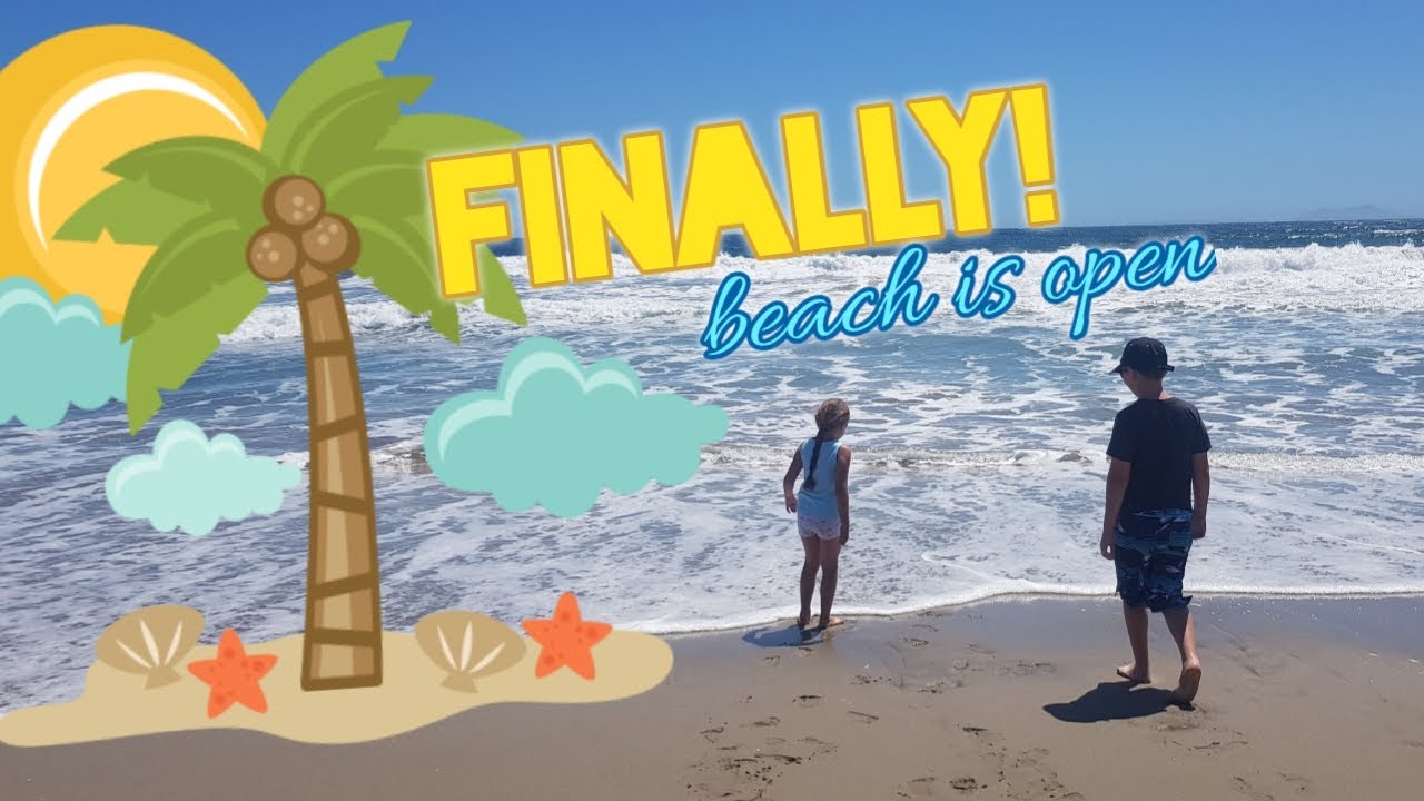 Quick Trip to the BEACH! | California Beaches are OPEN Finally! - YouTube