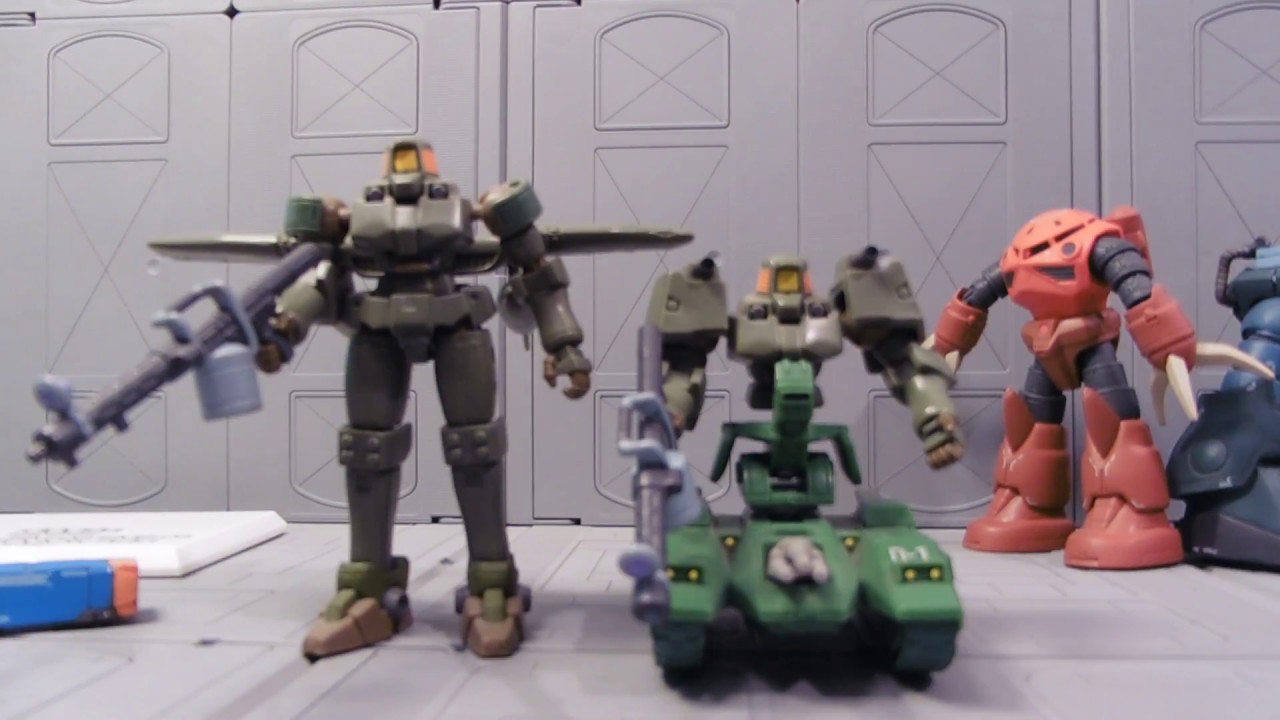 CUSTOM LEO TANK GUNDAM REVIEW! - YouTube