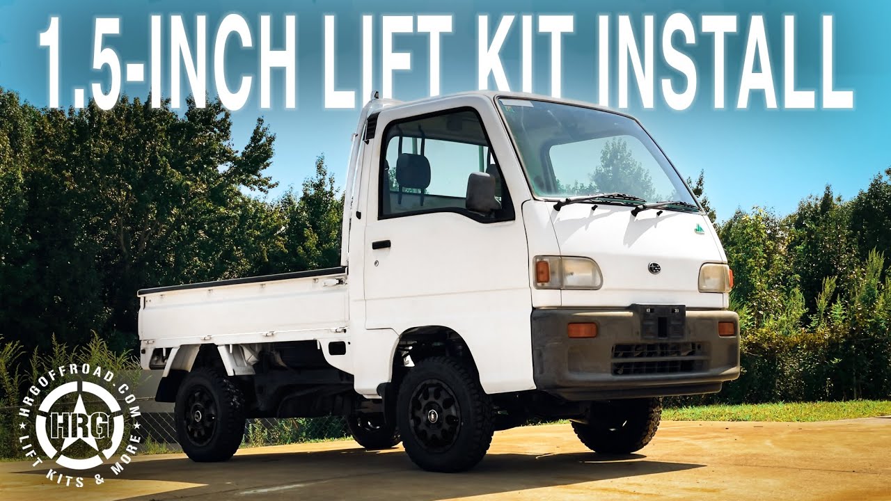 How to lift the 1990-98 Subaru Sambar with the HRG OFFROAD lift kit ...