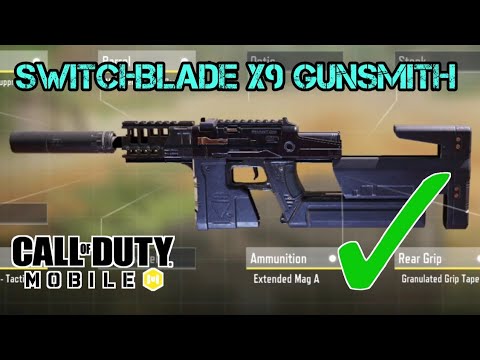 New Switchblade X9 Gunsmith & Gameplay in COD Mobile | Call of Duty ...