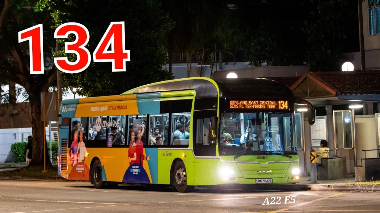 SMB3042U - SBS Bus Service 134 [MAN NL323F (Euro V) (Batch 2)] - YouTube