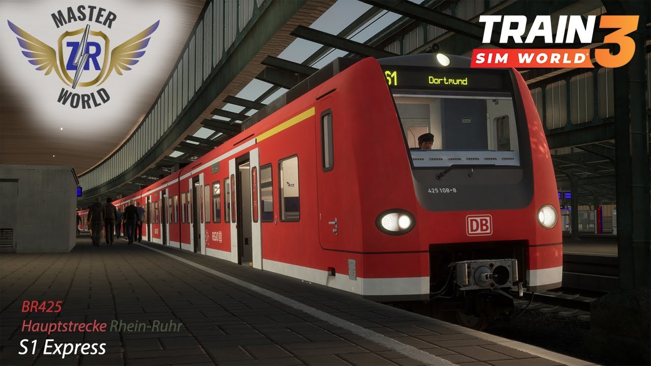 S1 Express - Hauptstrecke Rhein-Ruhr - BR 425 - Train Sim World 3 - YouTube