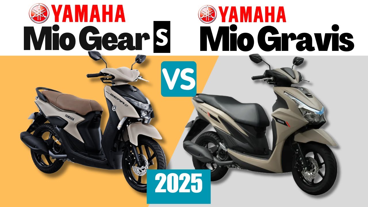 Yamaha Mio Gear S vs Yamaha Mio Gravis | Side by Side Comparison ...