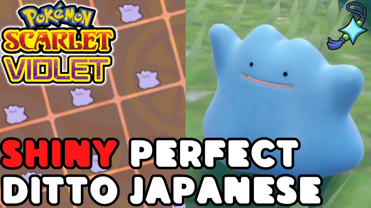 SHINY DITTO for Pokemon Scarlet and Violet - YouTube