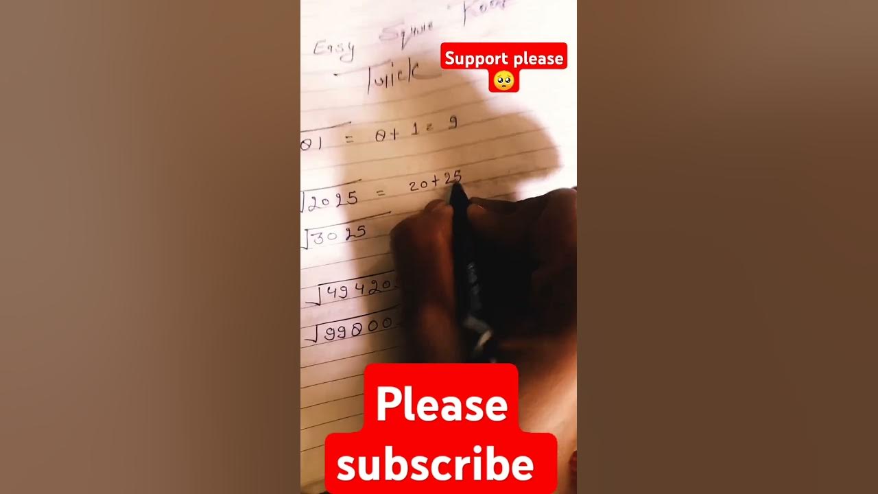Easy square root trick - YouTube
