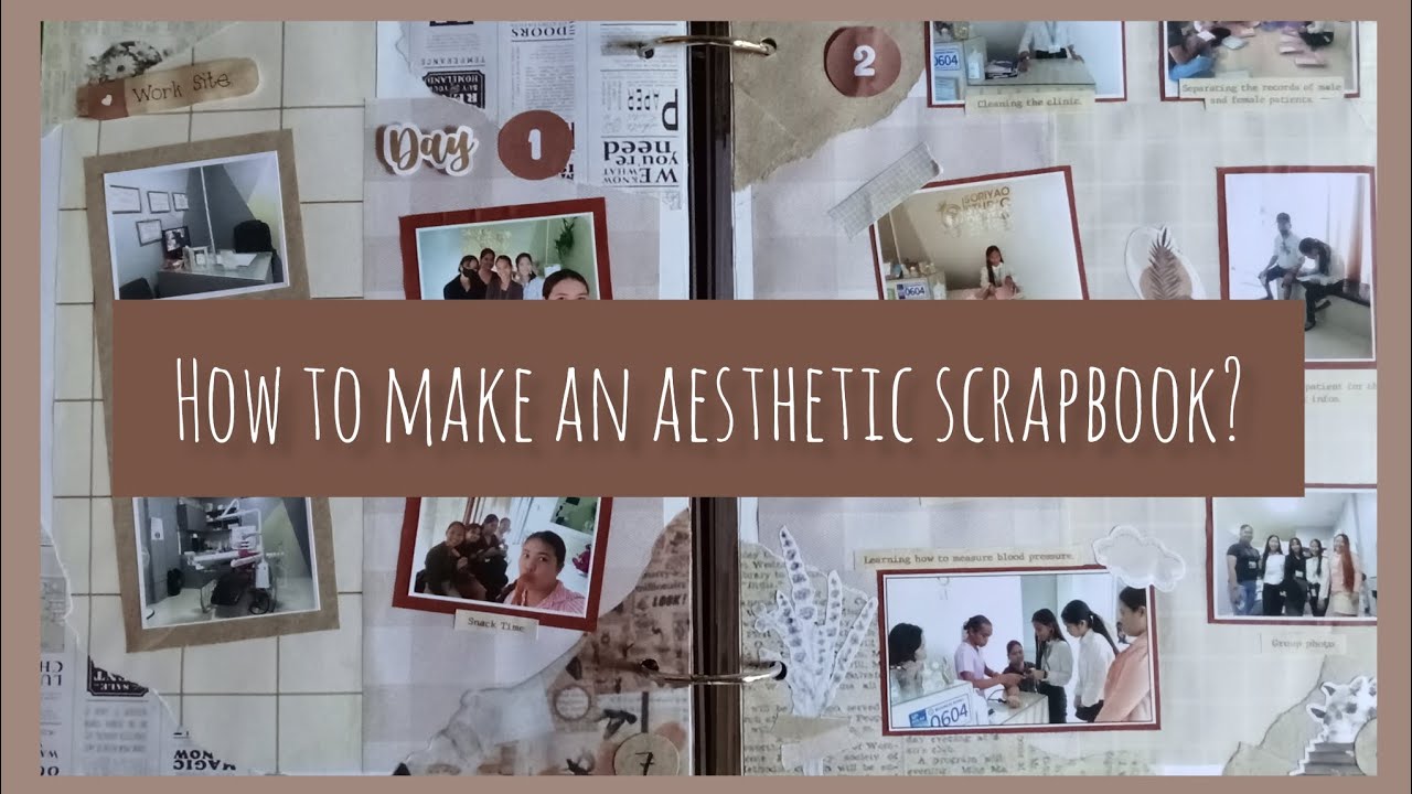 Portfolio in Work Immersion (Aesthetic Scrapbook) l Gwen - YouTube
