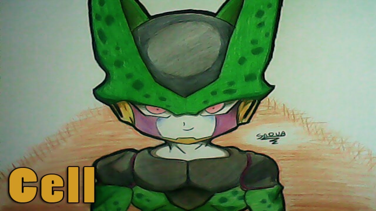 Dibujo de cell - Drawing cell - YouTube