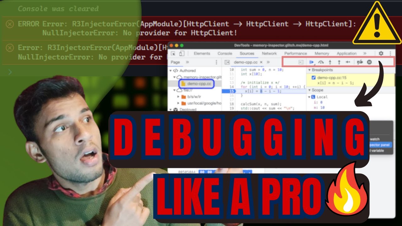 Debug Like a PRO - Debugging Tutorial - YouTube