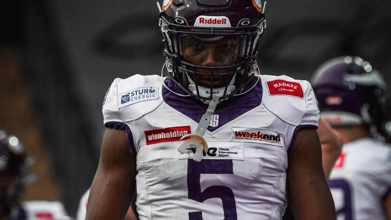 Marcus Lawrence Austrian Football League Highlights - YouTube