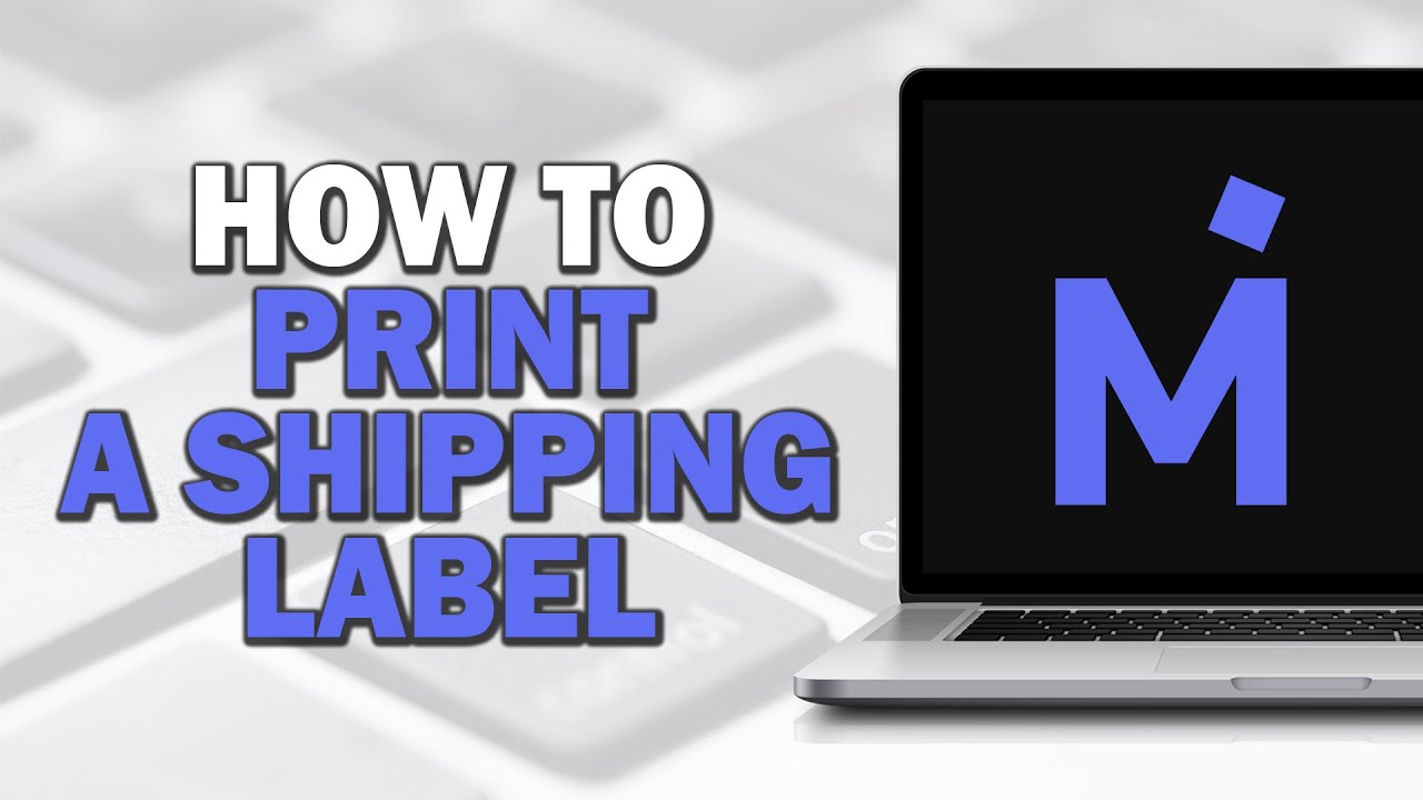How To Print A Shipping Label On Mercari (Quick Tutorial) - YouTube