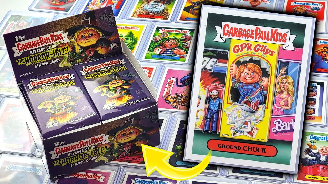 HALLOWEEN HORROR THEMED GARBAGE PAIL KIDS !! 24 PACKS REVENGE OF OH THE ...