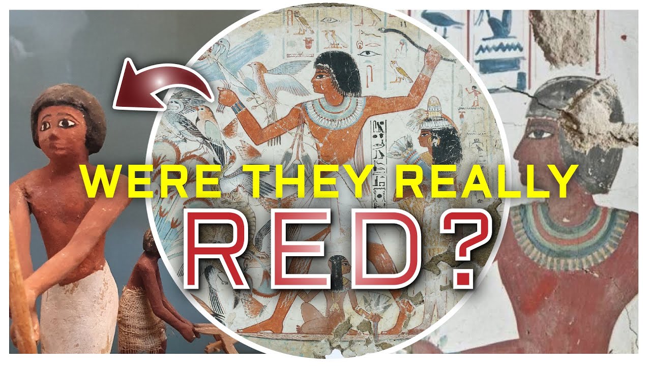 Did the ancient Egyptians have RED skin? - YouTube