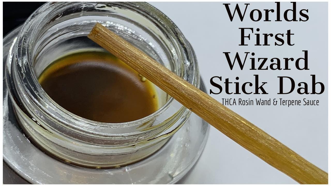Worlds First Wizard Stick Dab | THCA Rosin | No Dabber Required - YouTube