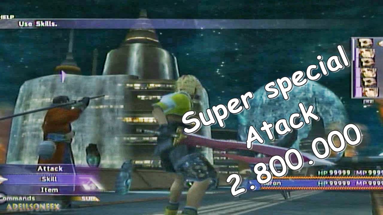 Final Fantasy X HD Remaster - Super Break Damage Limit (Boss 01) - YouTube