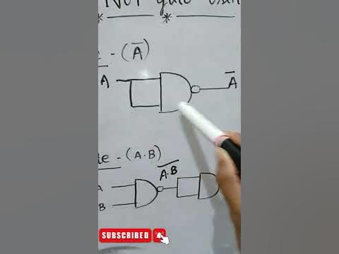 NOT AND and OR gate using NAND gate. (How to get Basic logic gate using ...