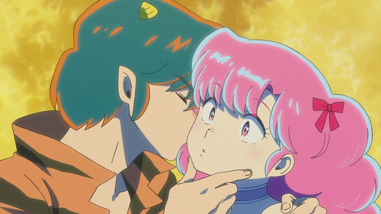 "Rei" just give a kiss on Ran-chan's cheek!!! かわいい!!! *_* "Urusei ...