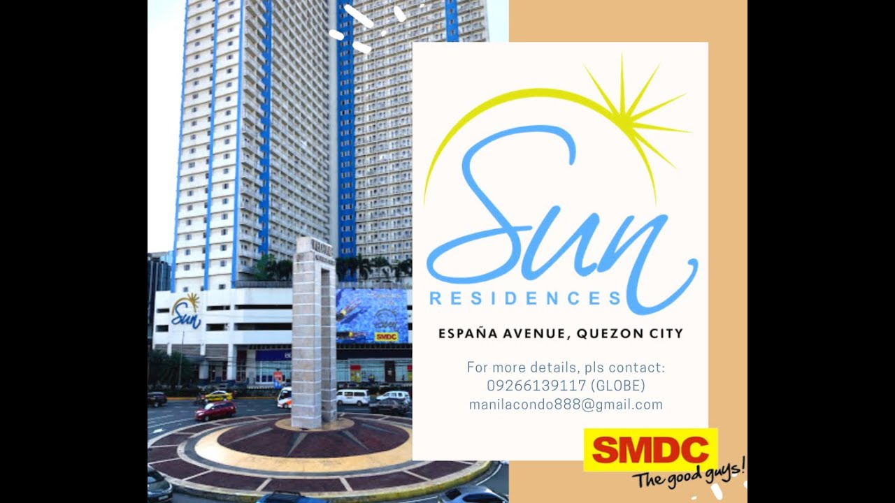 SMDC Sun Residences in Espana, Manila - YouTube