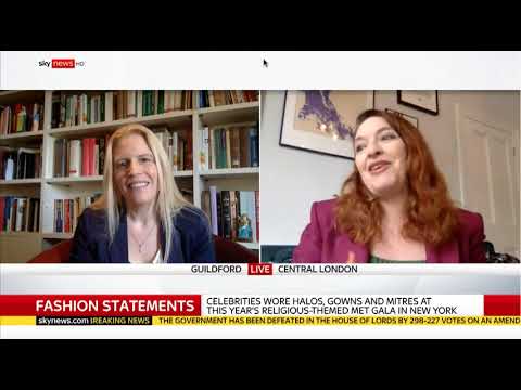 Caroline Farrow 8 May 2018 - the Met Gala Sky News - YouTube