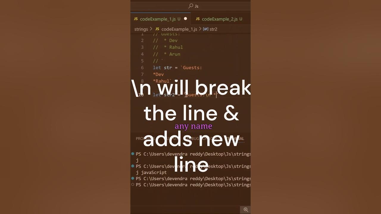 String Literals Javascripttutorial Codingchallenges Javascriptinterview Coding