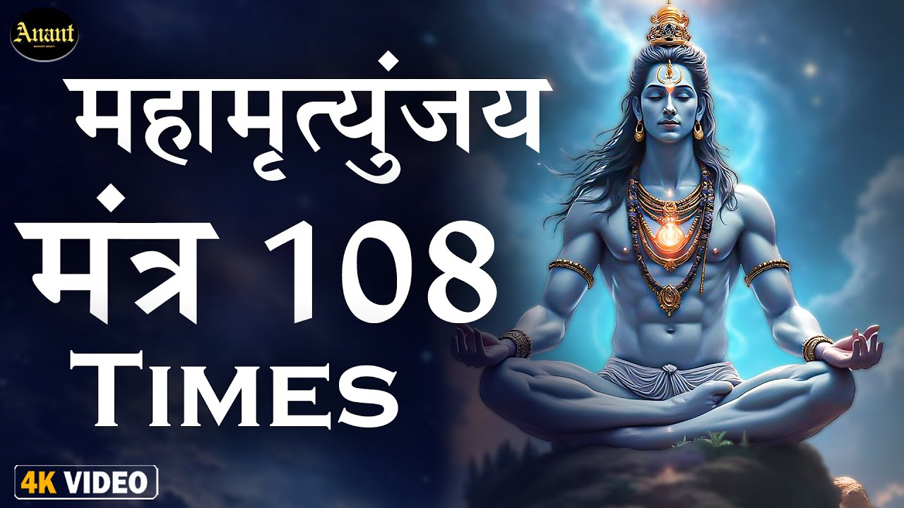 🙏 महामृत्युंजय मंत्र 108 बार | MahaMrityunjay Mantra 108 Times | # ...