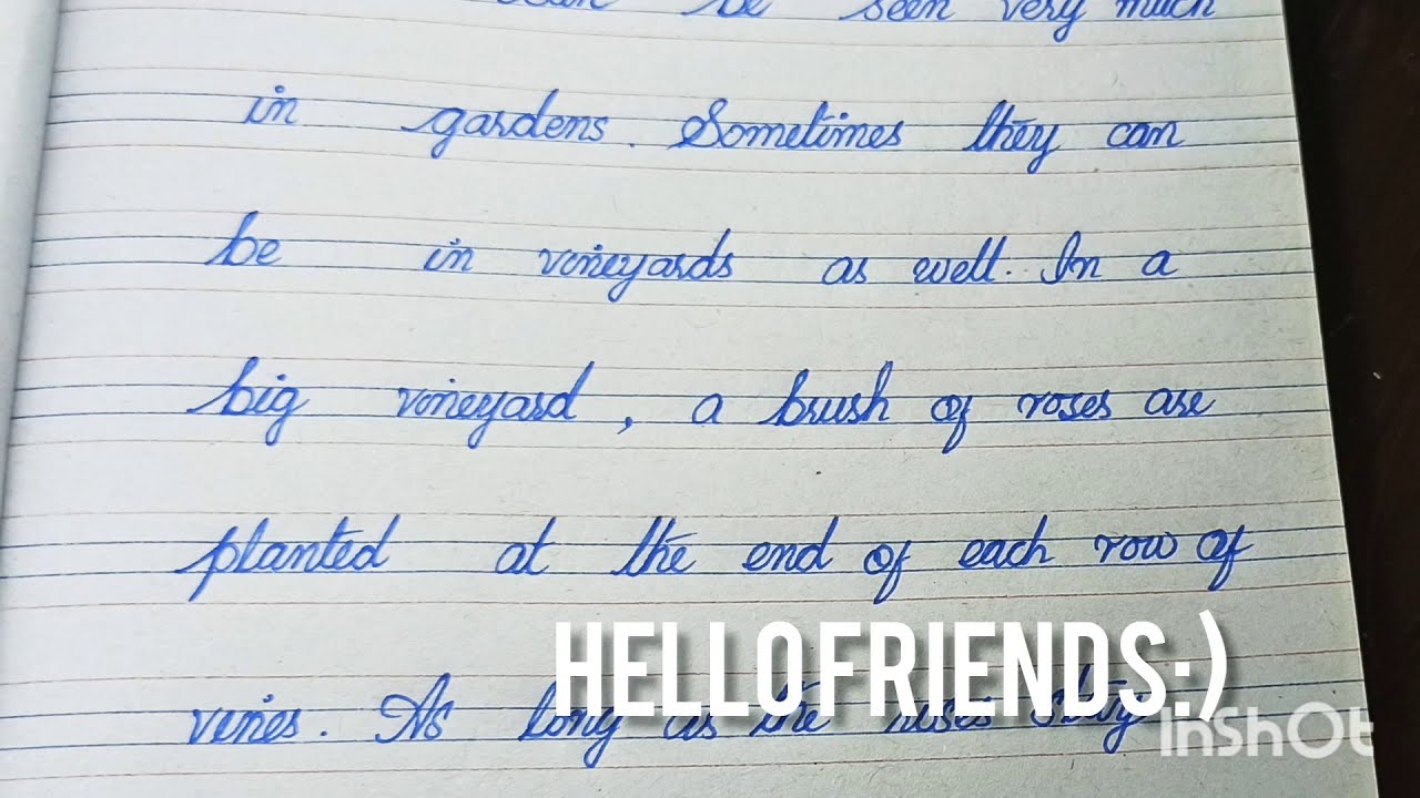 how to write cursive hand writing for beginers - YouTube