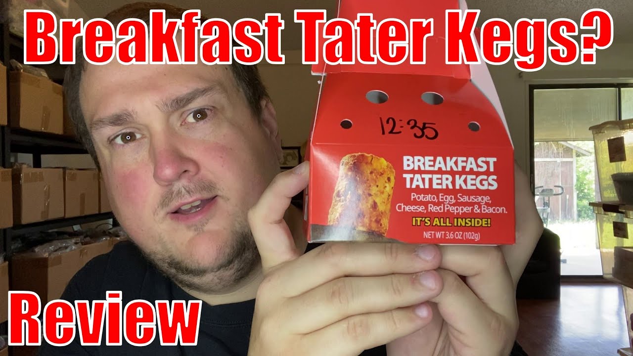 Review: Breakfast Tater Kegs (Walmart Hot Deli) - YouTube
