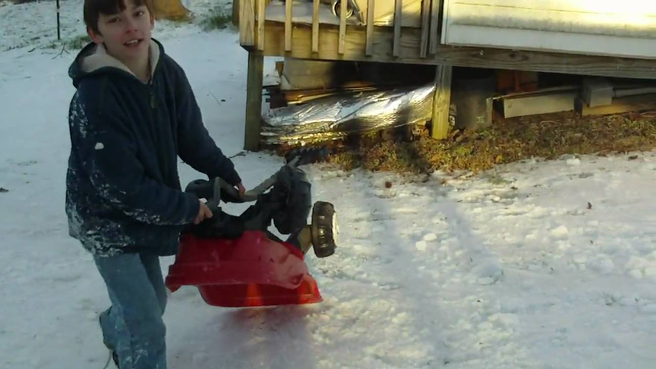 redneck sledding - YouTube