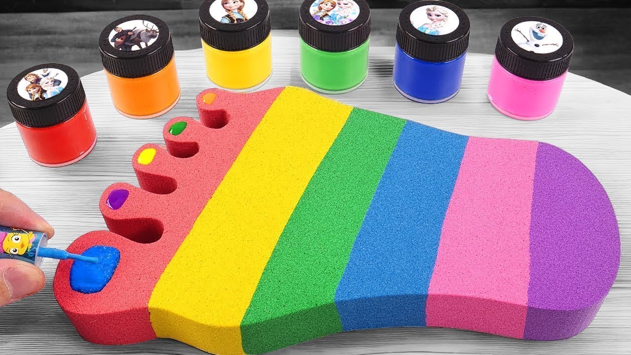 Very Satisfying and Relaxing Compilation Kinetic Sand ASMR - YouTube