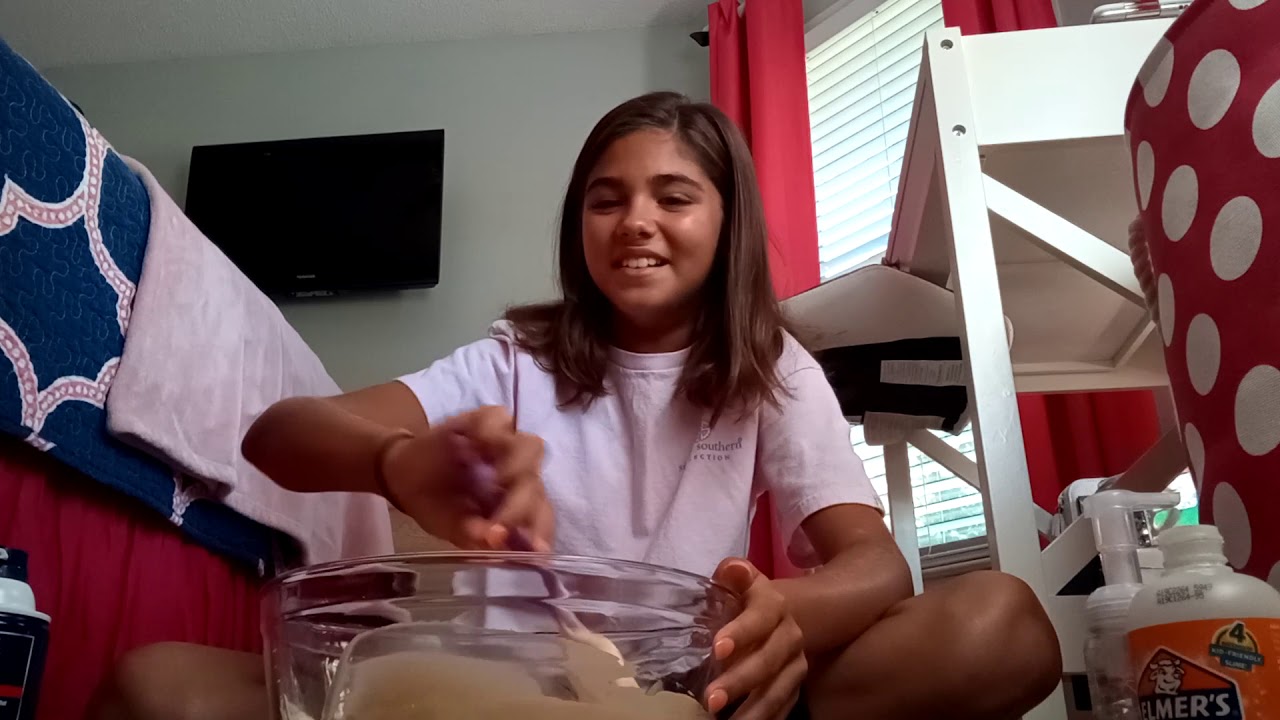 Cream sickle slime - YouTube