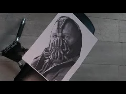 2nd session on BANE tattoo - YouTube