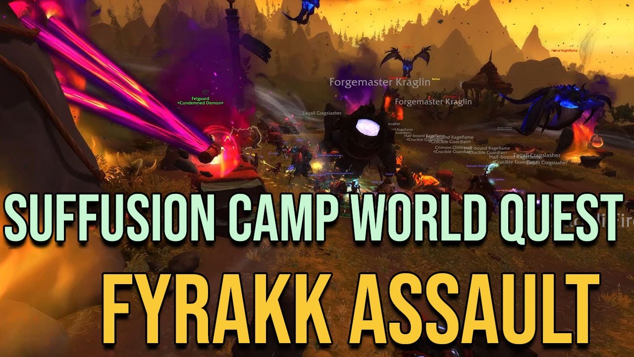 Suffusion Camp: Cinderwind World Quest in Fyrakk Assault - WoW ...