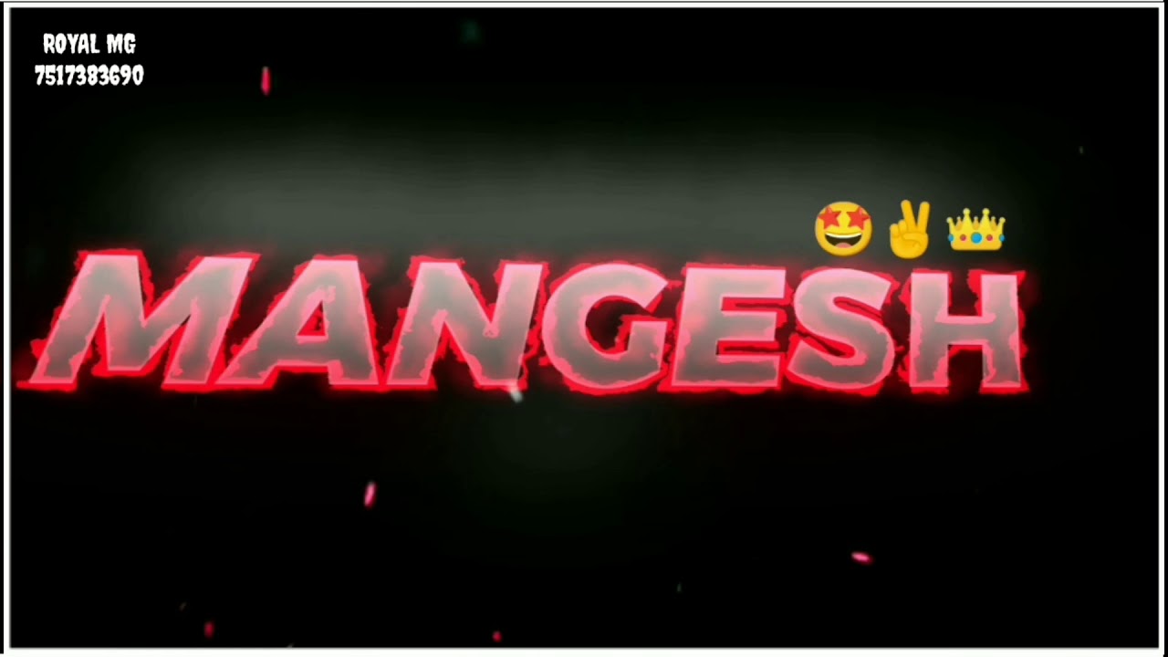 Mangesh name status - YouTube