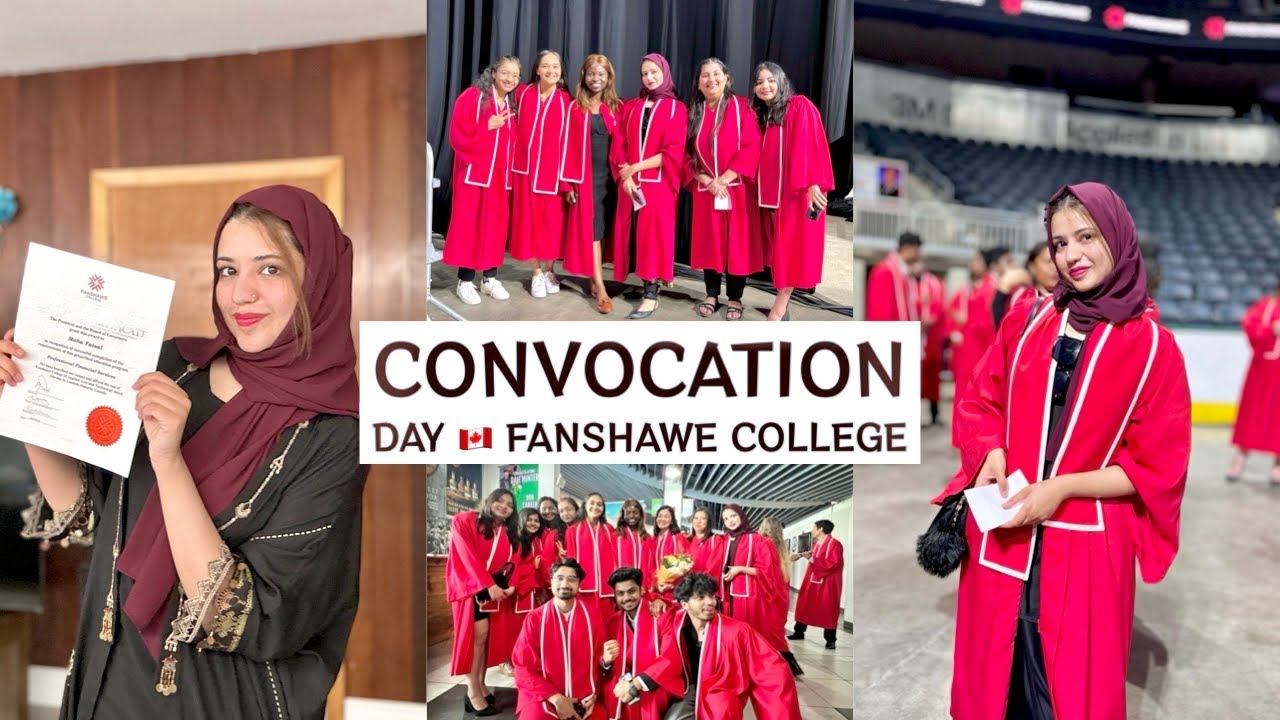 Graduation Day 🇨🇦 Fanshawe College | Alhamdulilah - YouTube