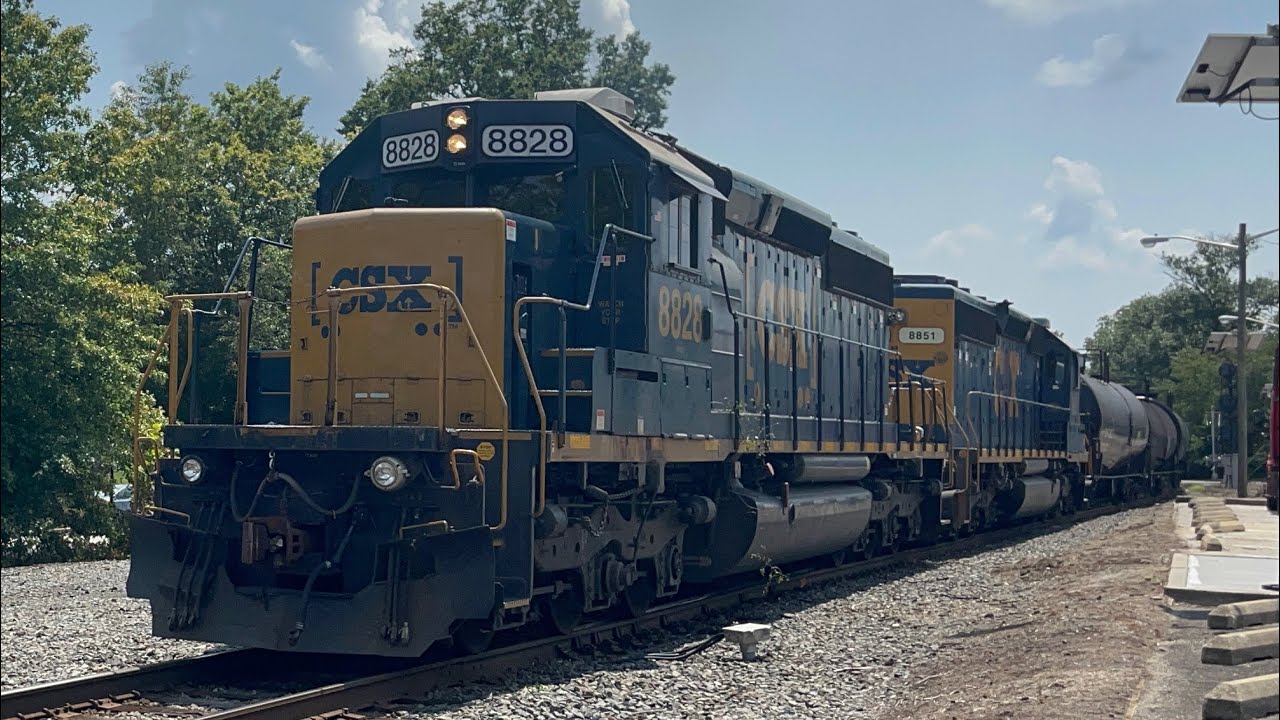 CSAO WPCA-11 with CSX 8828 and CSX 8851 on 7/5/24 - YouTube