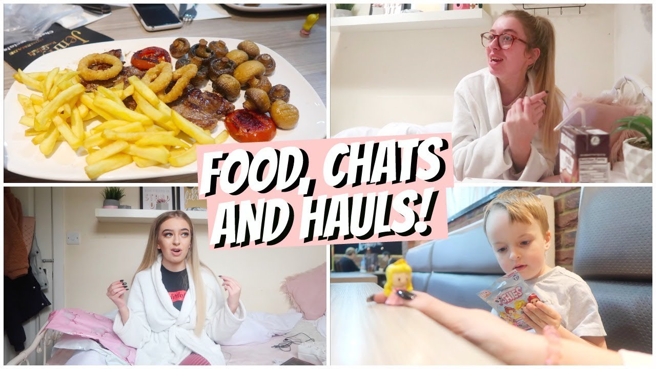 THE BEST FOOD, LONG CHATS & SHOPPING HAUL! - YouTube