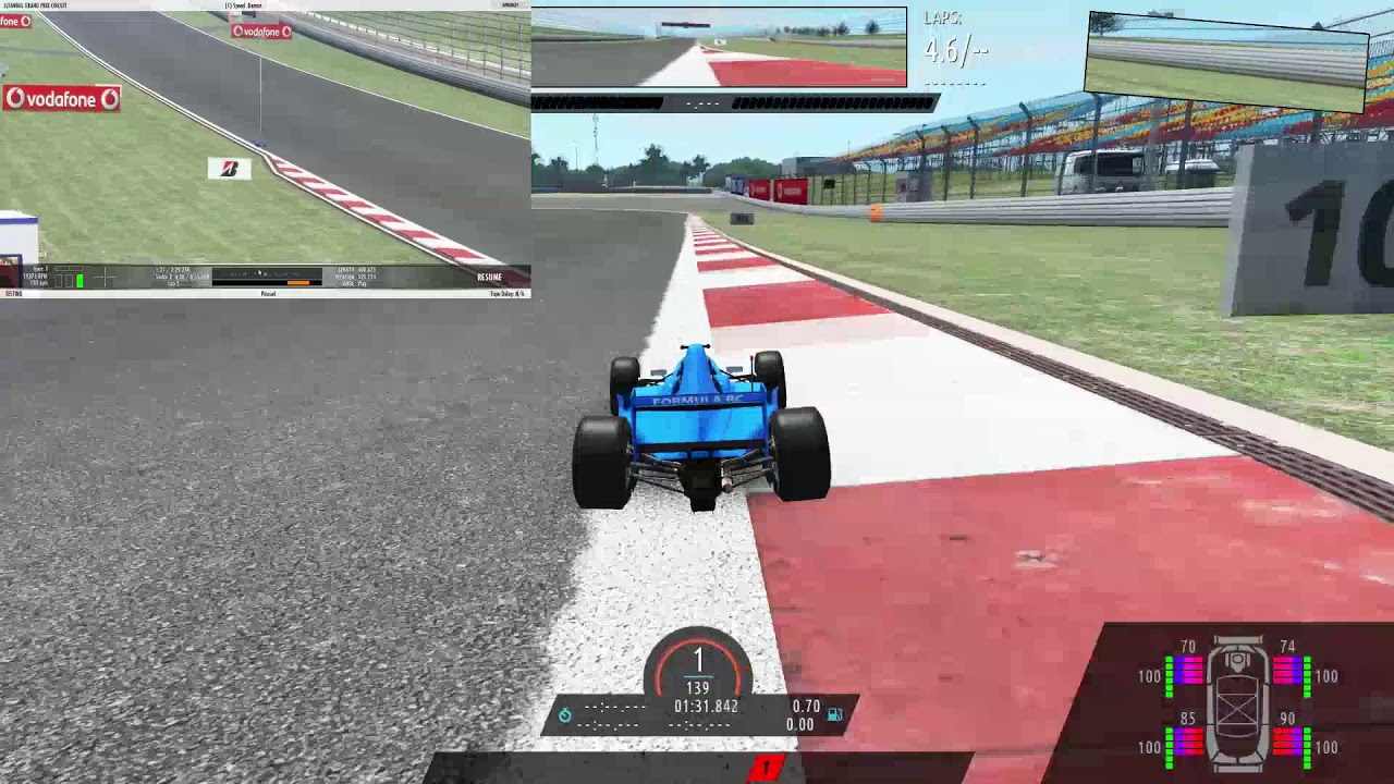 Rfactor Challange Formula RC car hotlap (Rfactor 2) - YouTube